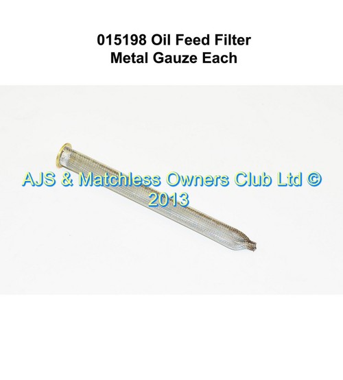 AMOC Parts Service :: OIL FEED FILTER: METAL GAUZE £ 18.03