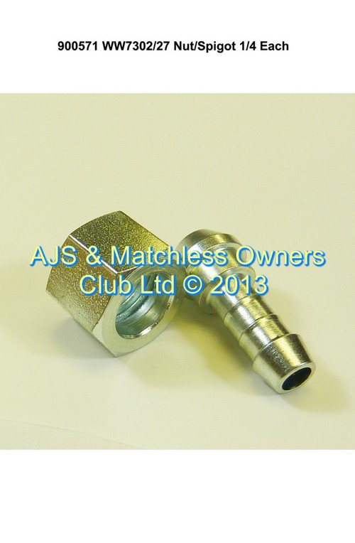 AMOC Parts Service :: NUT & SPIGOT 1/4 BSP £2.55